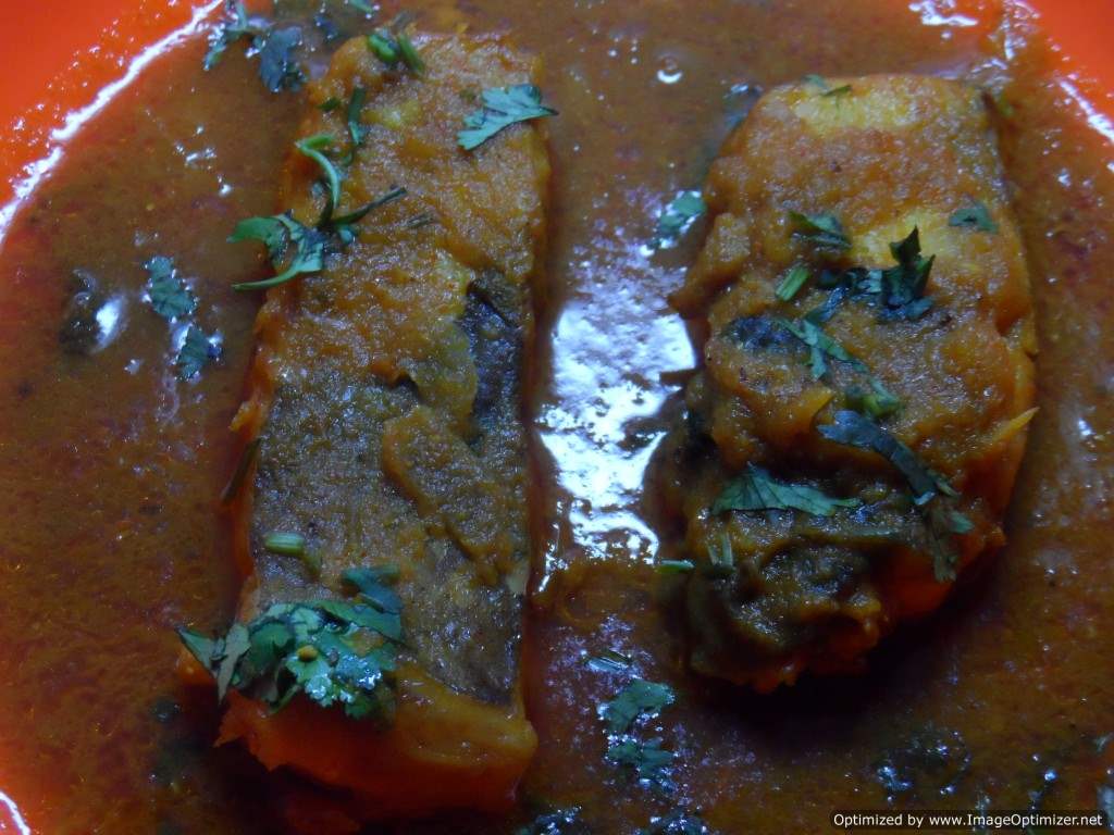 low fish curry - Online Vegetarian & Non-Vegetarian Recipe - Cook Safari